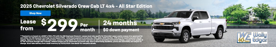 Wally Edgar Chevrolet | New Chevy & Used Cars For Sale